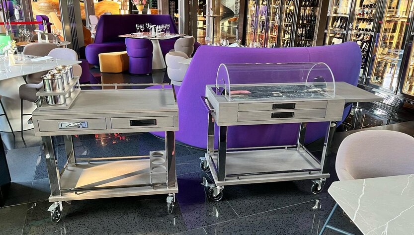 Service trolleys & buffet items 100% Italian | Ze Pé